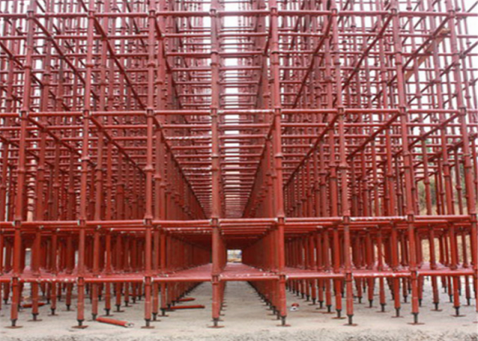 Durable Cuplock Scaffolding System Cuplock Shuttering System High Strength